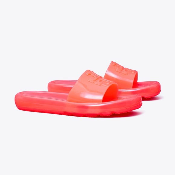 Tory Burch | Shoes | Tory Burch Fluorescent Pink Bubble Jelly Sandals ...